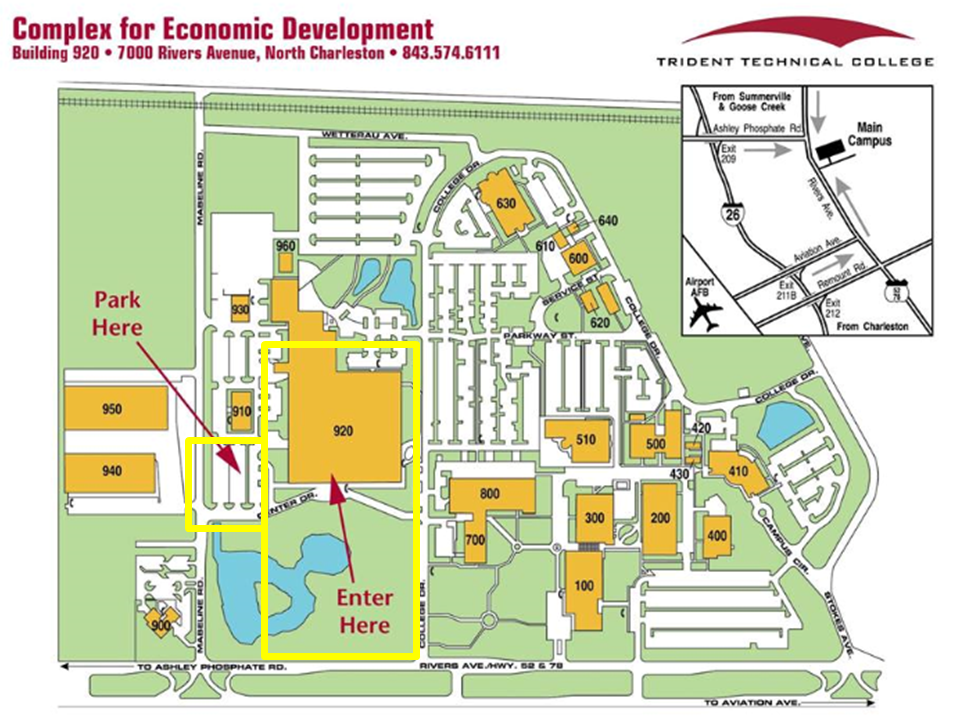 Trident Tech Main Campus Map - Map